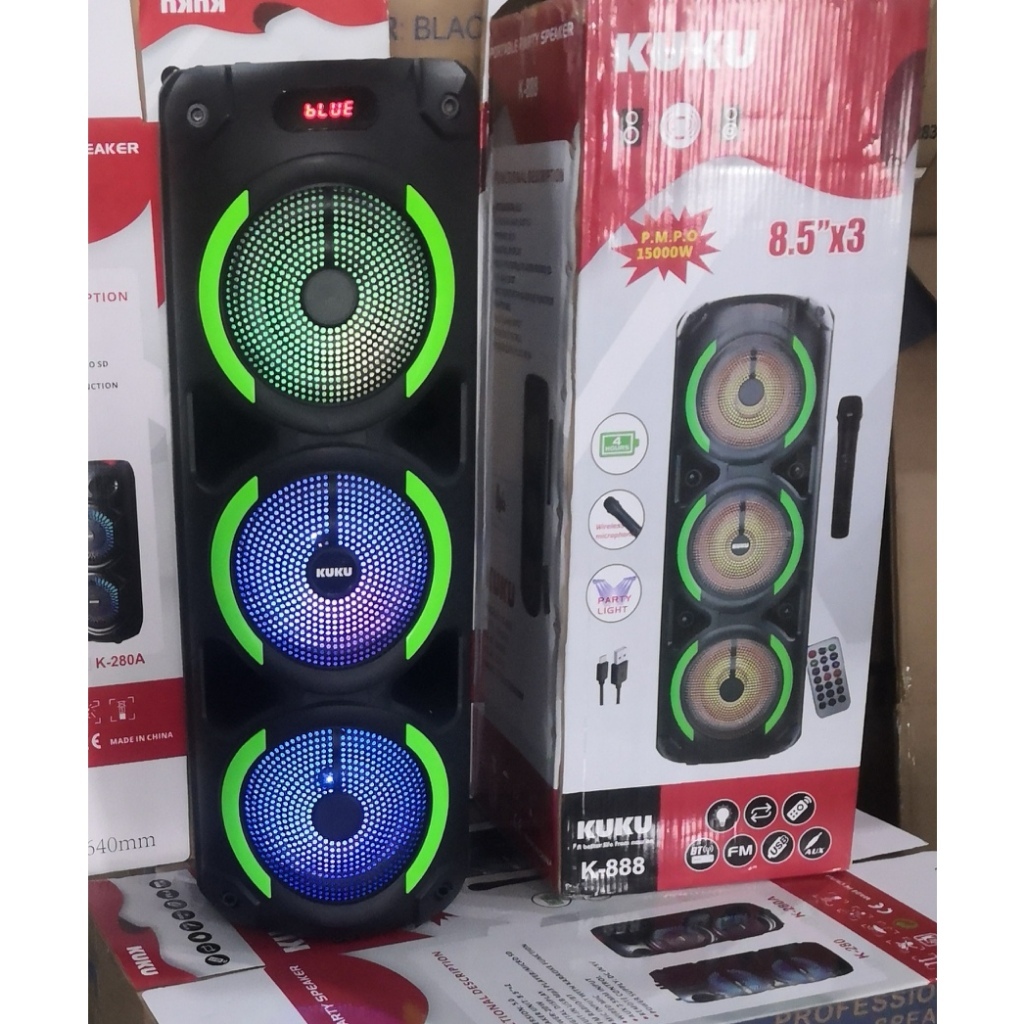 Portable Karaoke Speaker with Microphone and Advanced DSP Technology ...