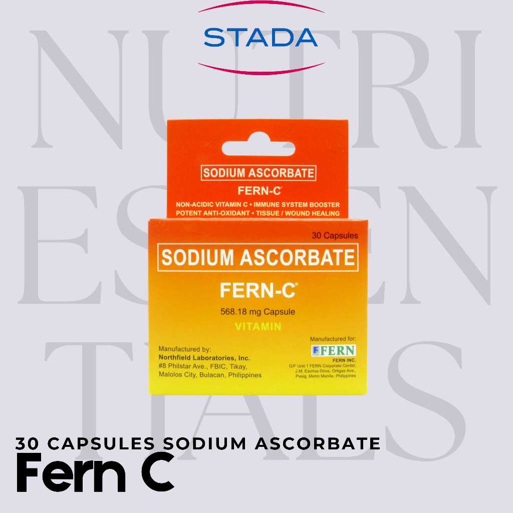 STADA Fern C (Philippines' First Non-Acidic Vitamin C) 30s | Shopee ...