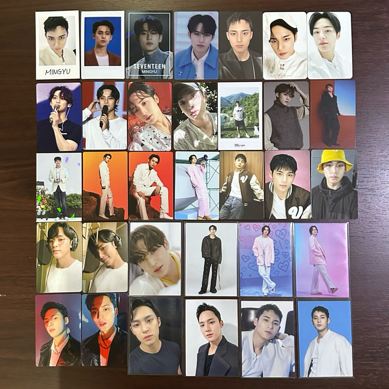 Seventeen Mingyu Official Photocards | Shopee Philippines
