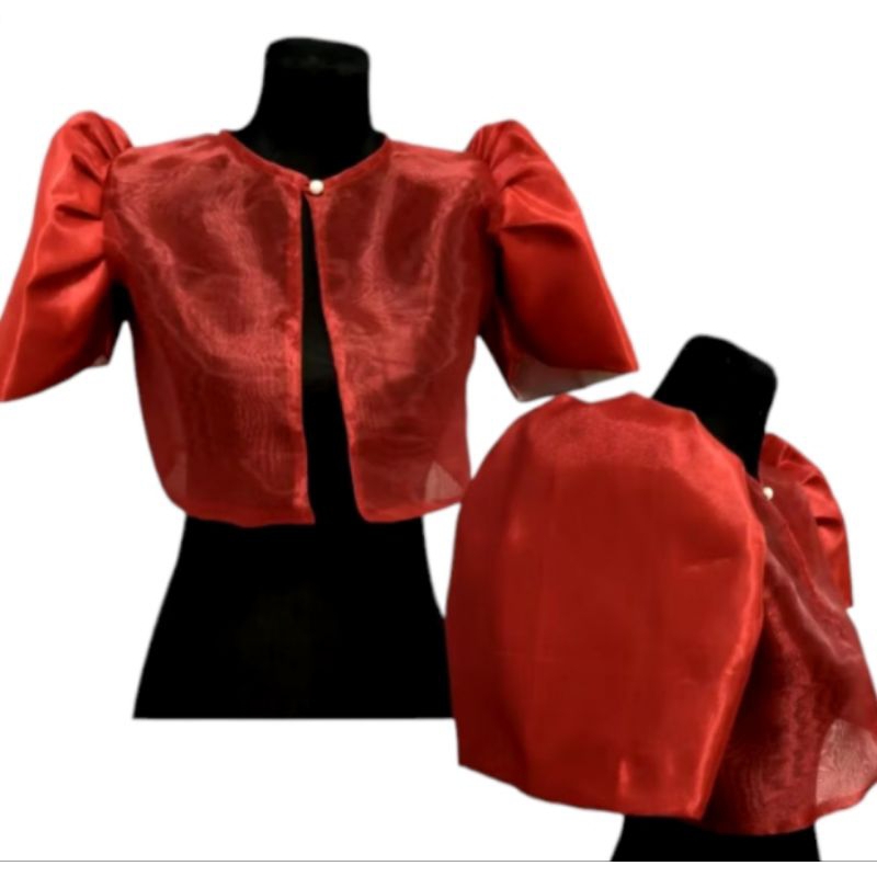 filipiñiana bolero (blouse style) | Shopee Philippines