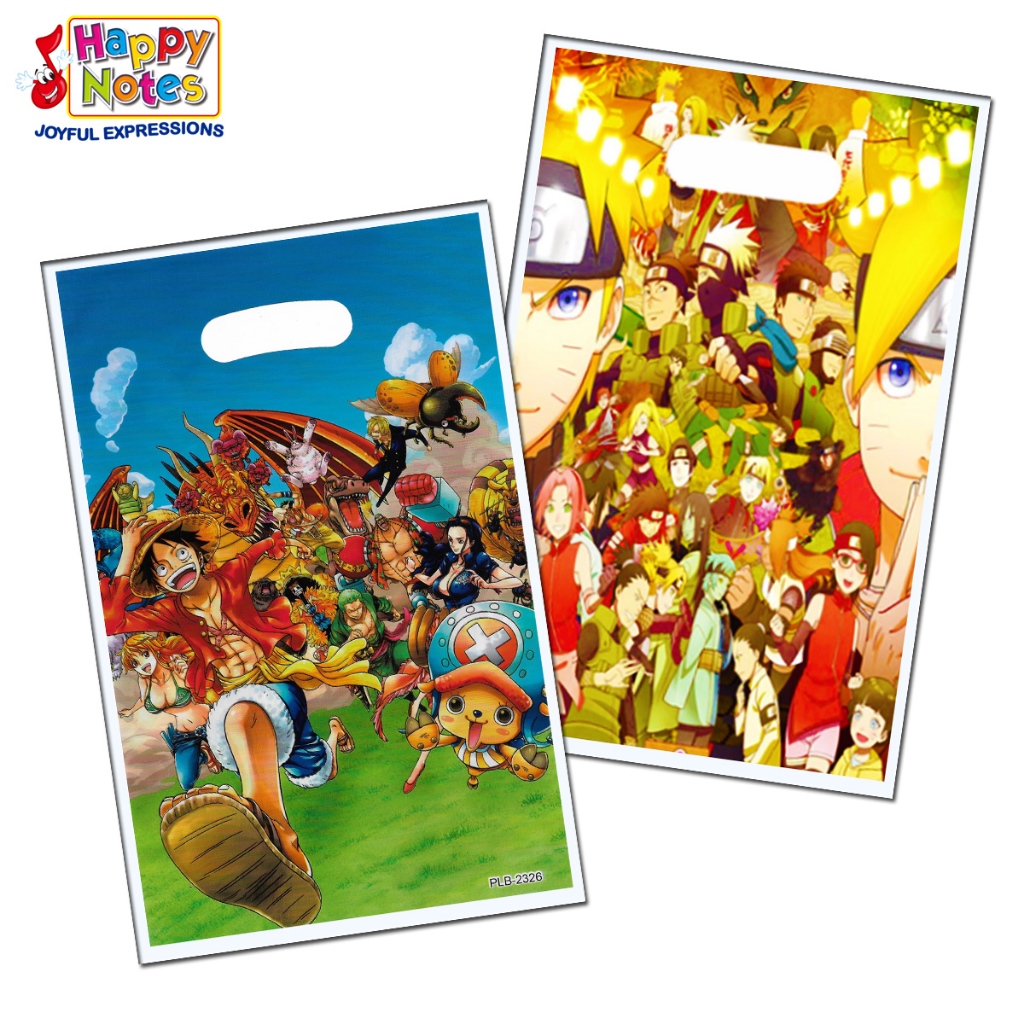 Happy Notes Party Loot Bag (Pearly)10pcs 6.50" x 10" (Characterized ...