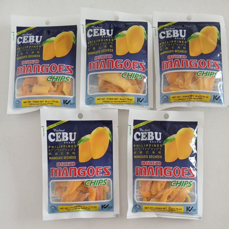 5 PACKS of PROFOOD DRIED MANGO CHIPS 50GRAMS FOR ONLY 225! | Shopee ...