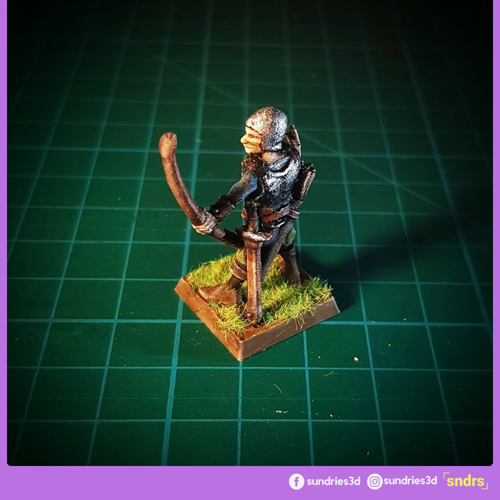 Archer 28mm dnd minis dungeon and dragons tabletop minatures FDM print ...