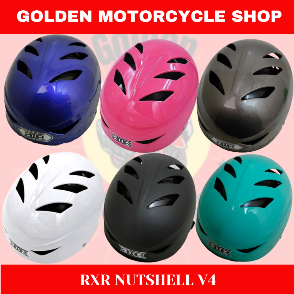 RXR 066 - E (V4) Motorcycle/ Bike Nutshell Open Face Helmet | Shopee ...