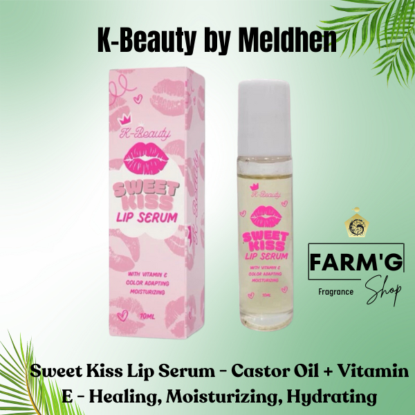 K Beauty By Meldhen Sweet Kiss Lip Serum Castor Oil Vitamin E Healing Moisturizing