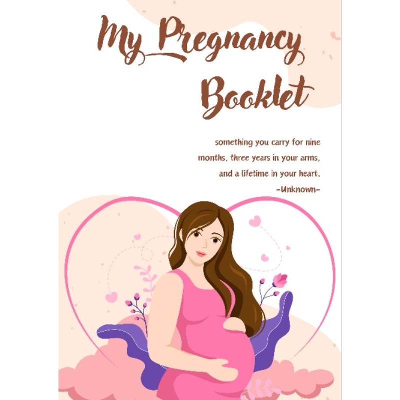 Colored Pregnancy/Prenatal Record Book for Pregnant Woman | Shopee ...