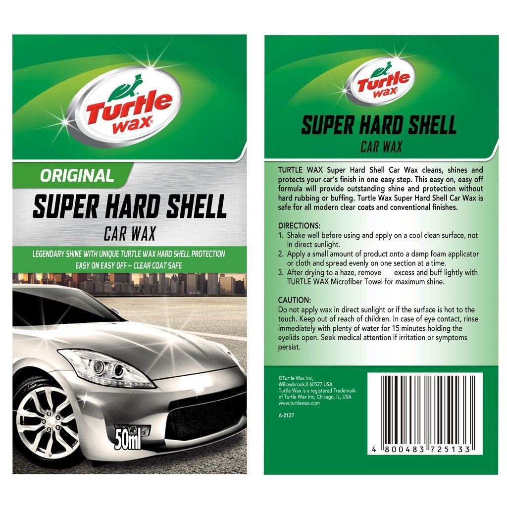 Turtle Wax Super Hard Shell Car Wax 50ml Sachet | Shopee Philippines