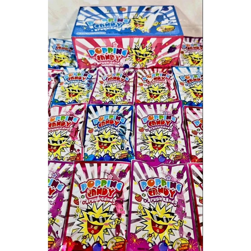 Popping Candy Brush Candy !!! 30pcs/Box | Shopee Philippines