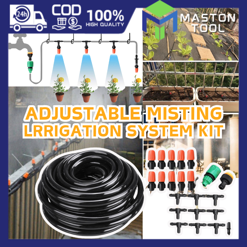 Garden Cooling Mist Sprinker System Micro Drip Irrigation System Plant ...