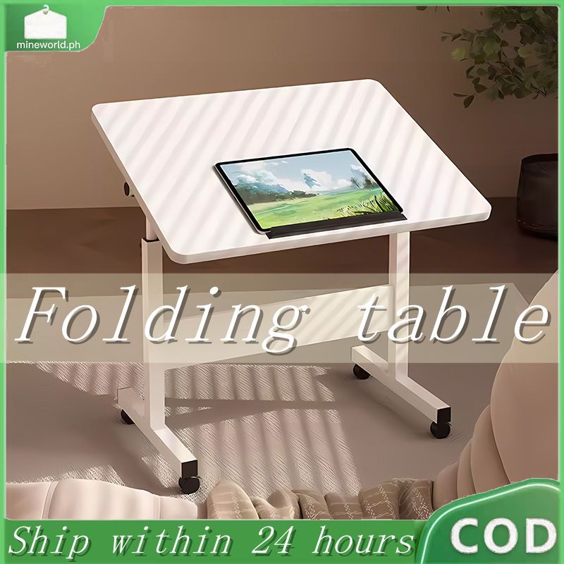 Adjustable Computer Desk Foldable Side Table Mobile Laptop Table ...