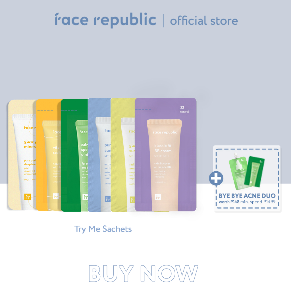 Face Republic TRY ME Sachets. | Shopee Philippines