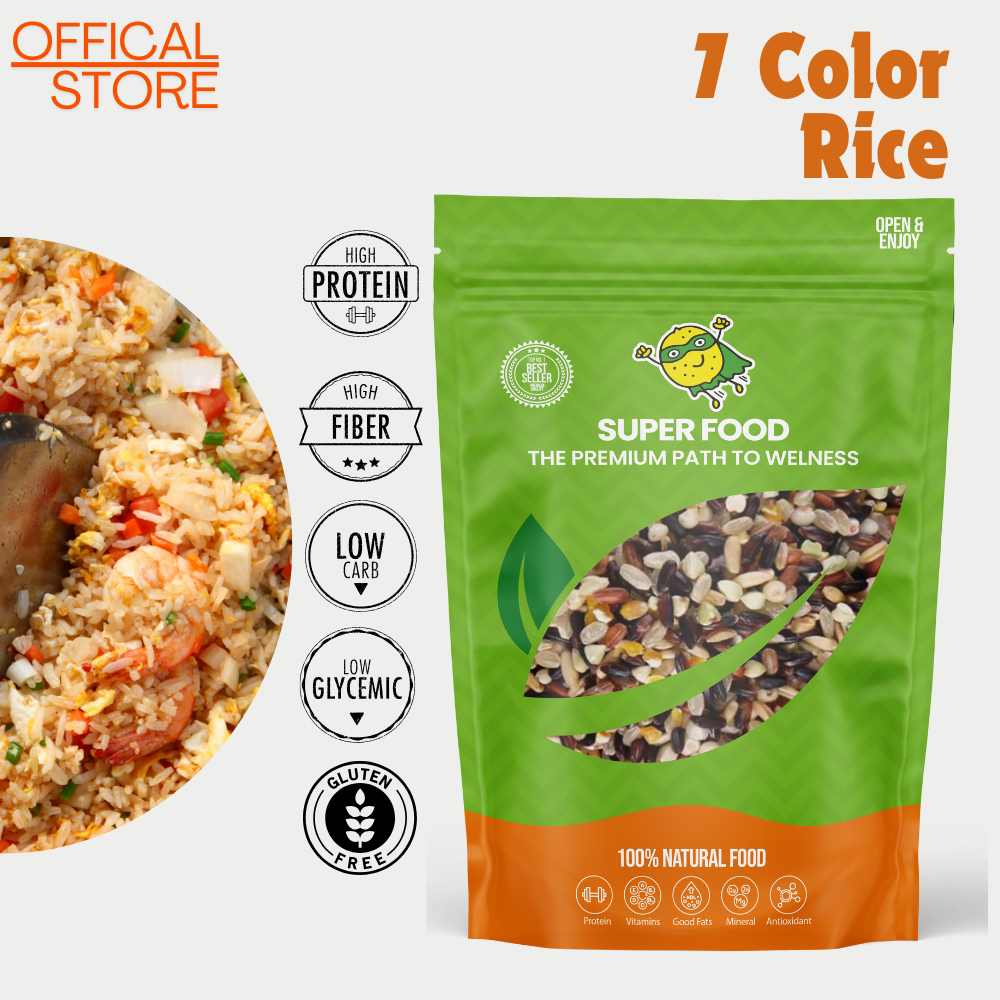 Seven Color Rice - Vibrant, Nutrient-Rich Multigrain Blend | Shopee ...