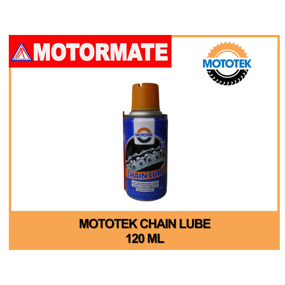 MOTOTEK Chain Lube 120 ML | Shopee Philippines