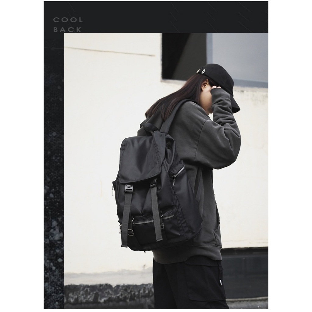 247CLUB Original Nylon High School Backpack with Waterproof ...