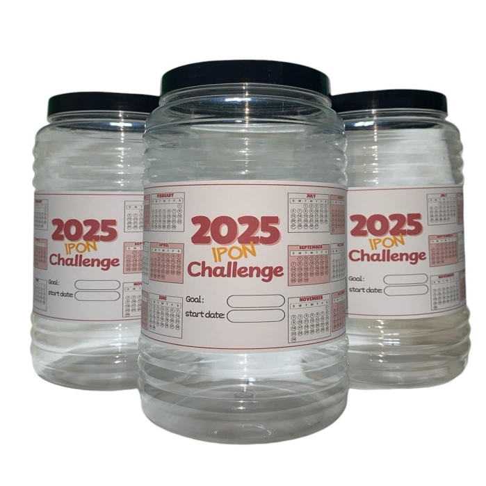 JAR Alkansya BIG Size for NEW YEAR 2025 Ipon Challenge RED | Shopee Philippines