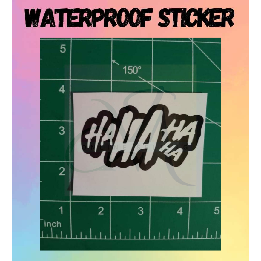HAHAHA - Decals Sticker Waterproof for Motor Vinyl Sticker for Cars ...