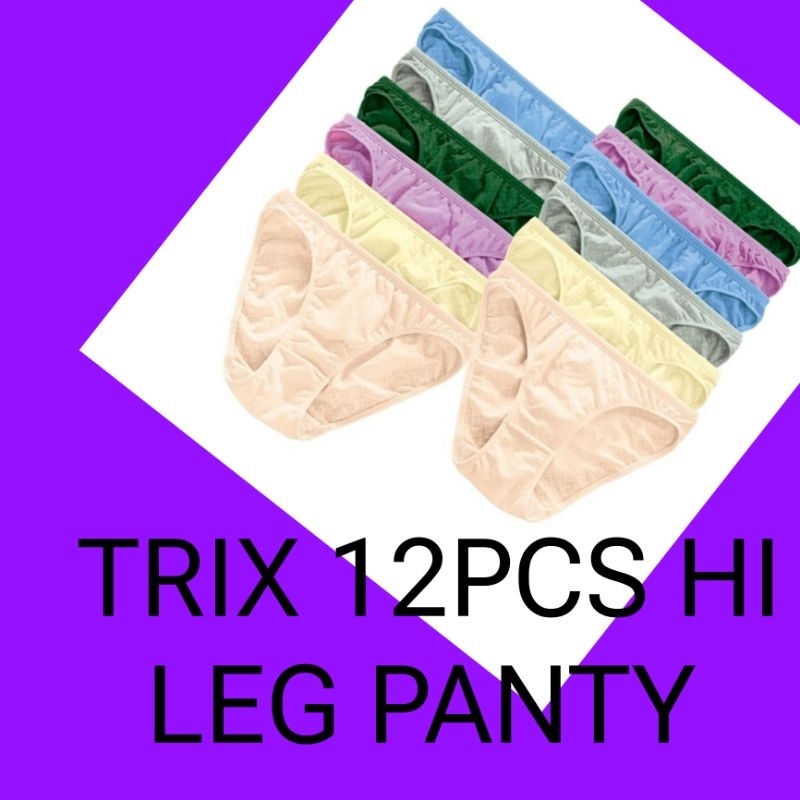 TRIX 12 in 1 hi leg panty by avon | Shopee Philippines