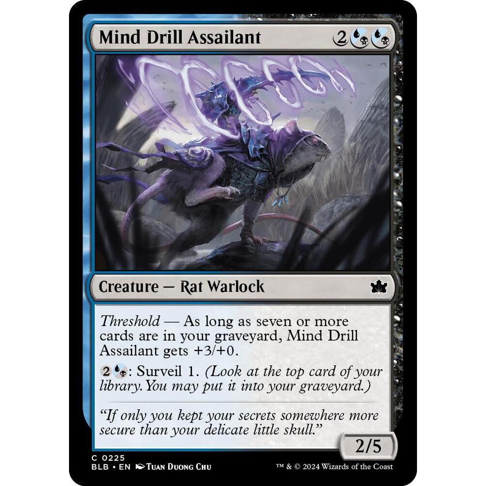 Magic the Gathering - Mind Drill Assailant - MTG Multicolored Blue ...
