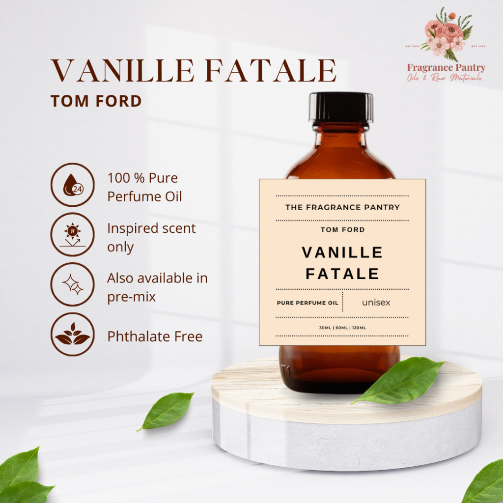 Vanille Fatale | TF Pure Fragrance Oil [Unisex] (For candles, body ...