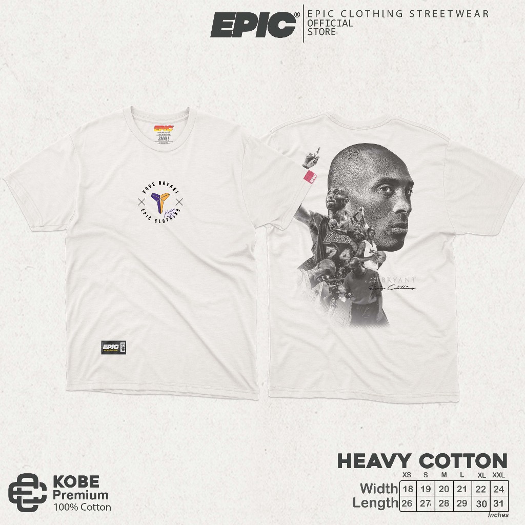 Heavy Premium - KOBE SHIRT - Asian Size - Unisex - Merch-Epic Clothing ...