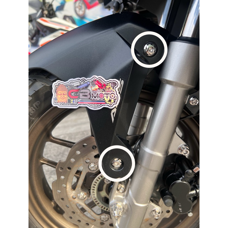 HENG / SC SIAM FRONT FENDER BOLTS FOR HONDA ADV 150 & 160 (4PCS) CNC ...