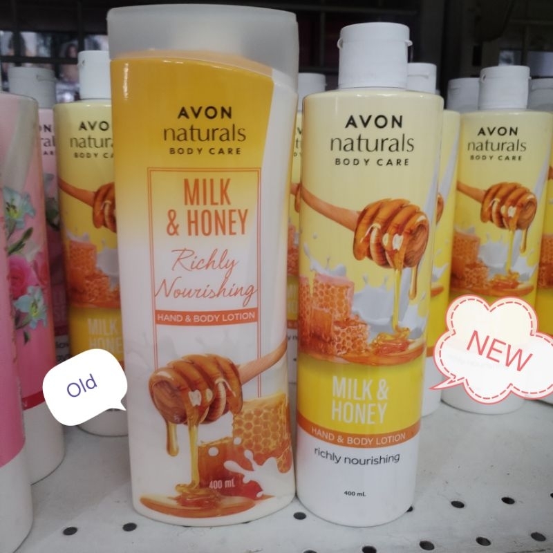 AVON NATURALS MILK & HONEY HAND AND BODY LOTION 200ml/400ml | Shopee ...