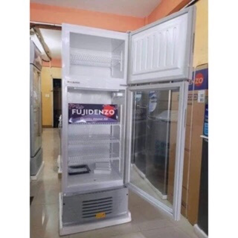 Brand New Fujidenzo 10 cu. ft. Showcase Chiller with Freezer Top, Key ...