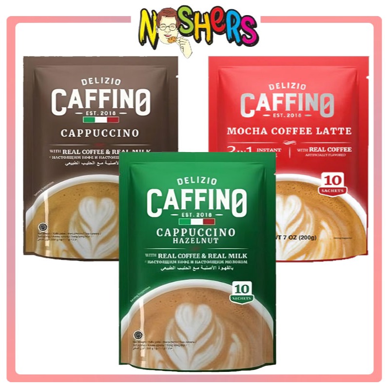 Delizio Caffino Cappuccino Coffee 10 Sachets 200g Product of Indonesia ...