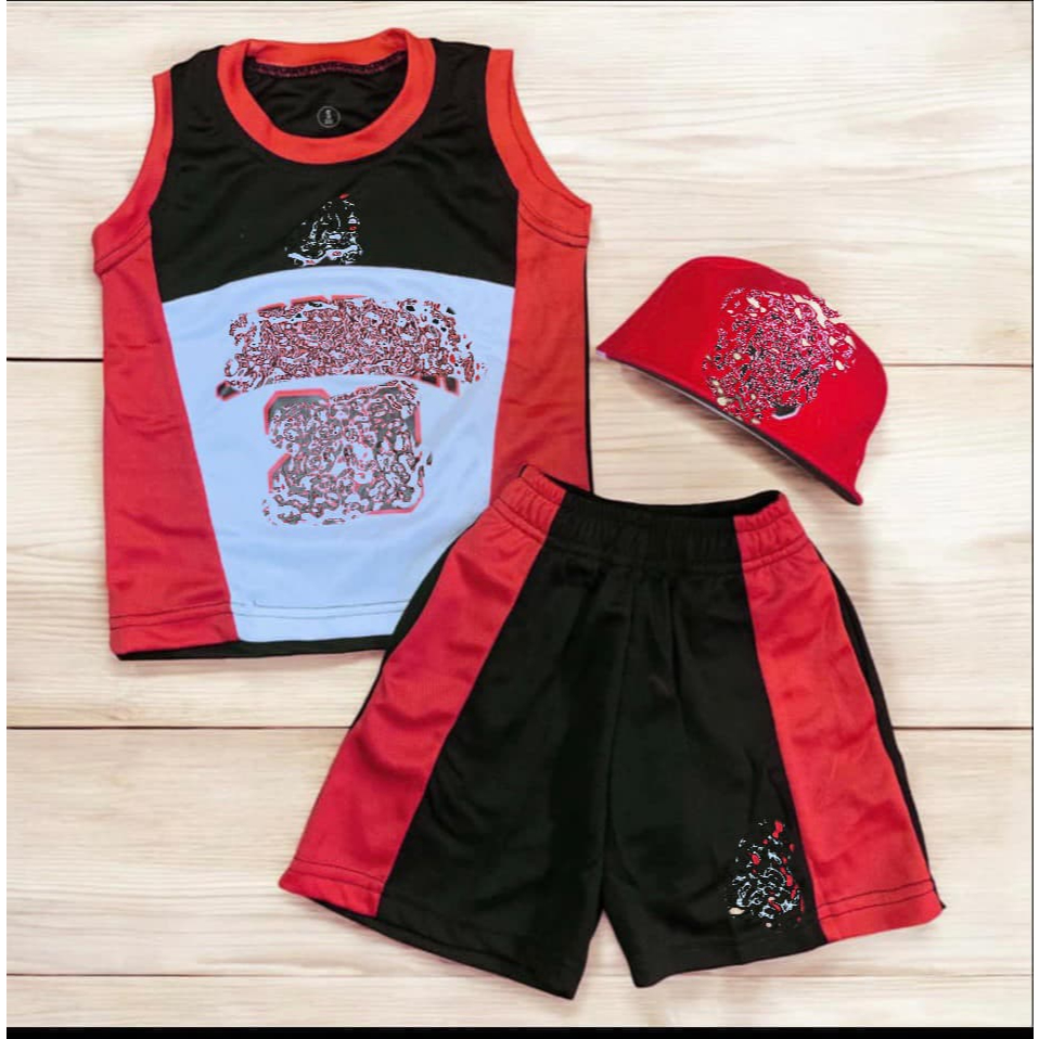 Baby Boy terno for kids 1-10 yrs old set with cap | Shopee Philippines