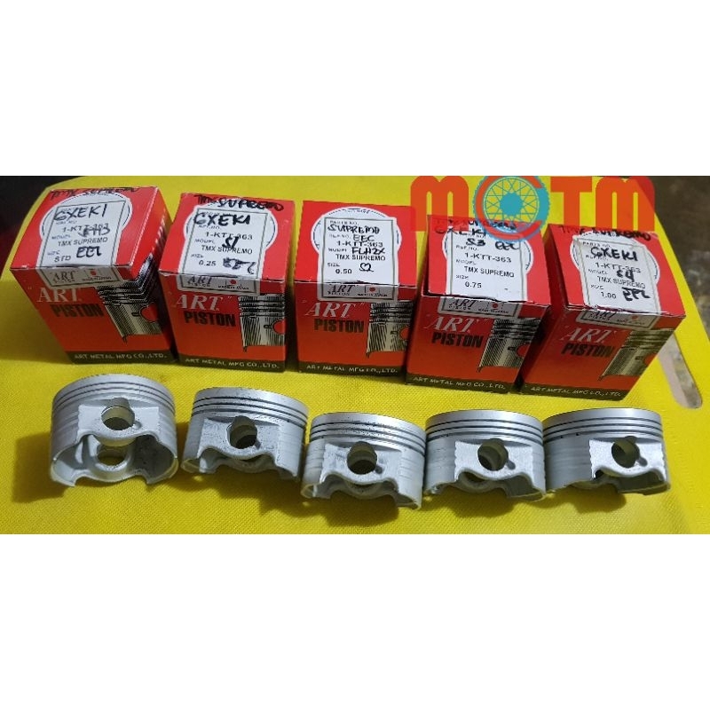 PISTON ONLY FOR HONDA TMX SUPREMO ( ART JAPAN) | Shopee Philippines