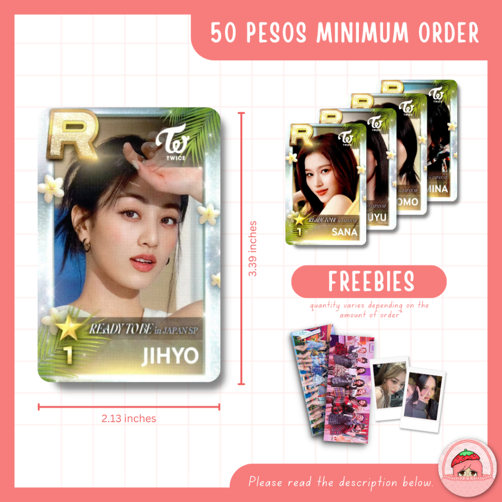 [9 PCS SET] TWICE READY TO BE IN JAPAN SPECIAL SSJYP NATION PC PHOTOCARD UNOFFICIAL FANMADE K ...