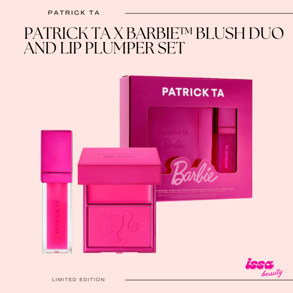 PATRICK TA Patrick Ta x Barbie™ Blush Duo and Lip Plumper Set | Shopee ...
