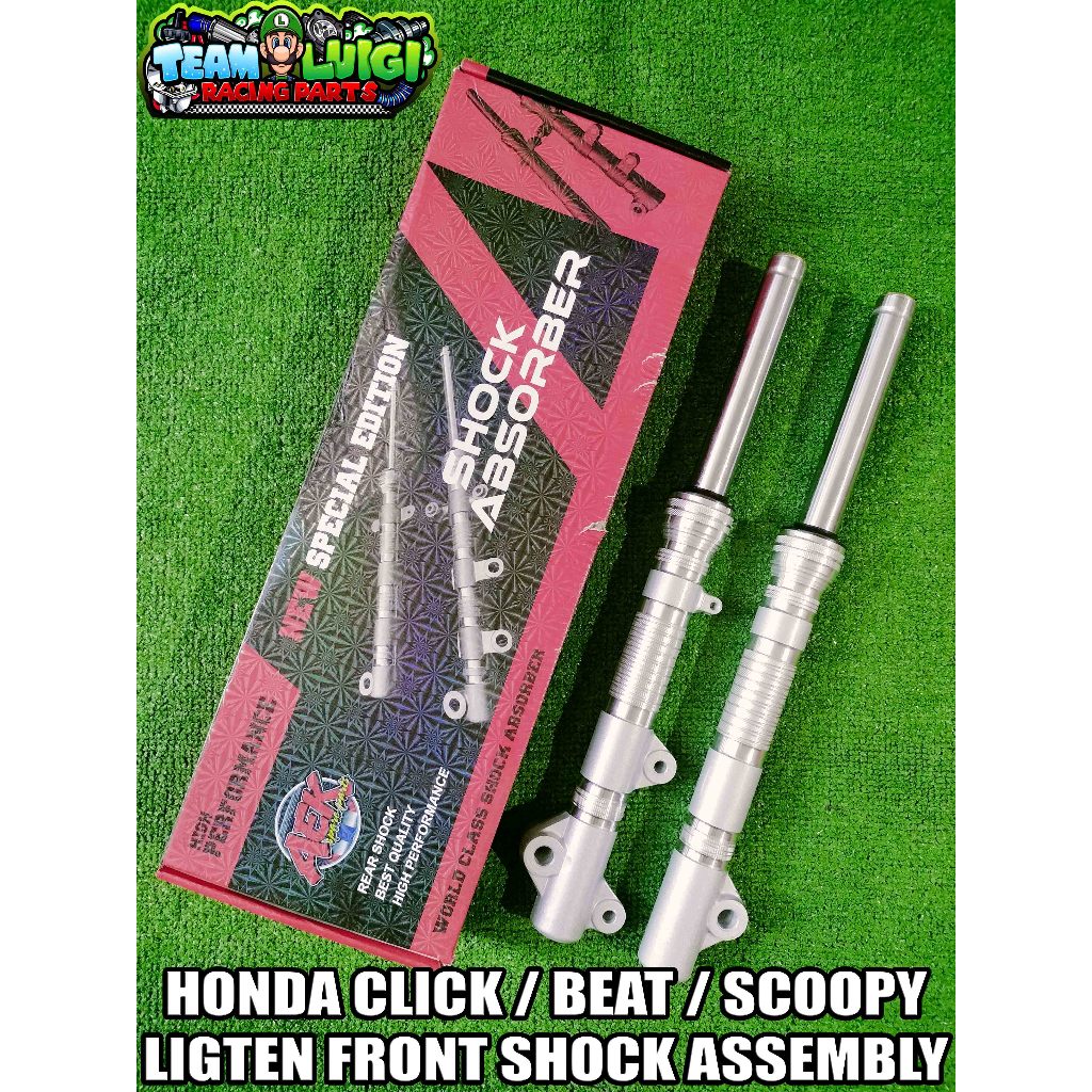 AEK HONDA CLICK 125 / CLICK 150 / BEAT / SCOOPY LIGHTEN FRONT SHOCK ASSEMBLY 100% THAILAND MADE ...