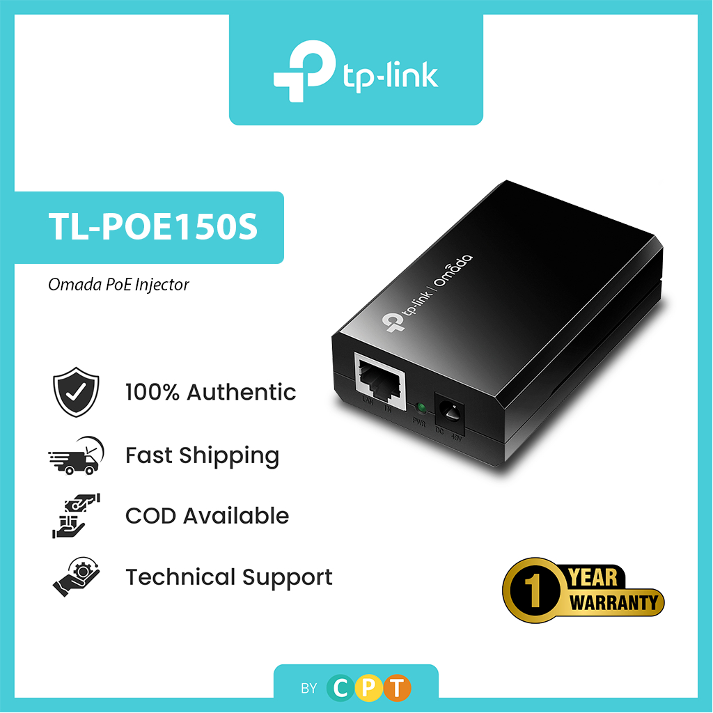 TP-Link TL-POE150S Gigabit PoE Injector Adapter | Shopee Philippines
