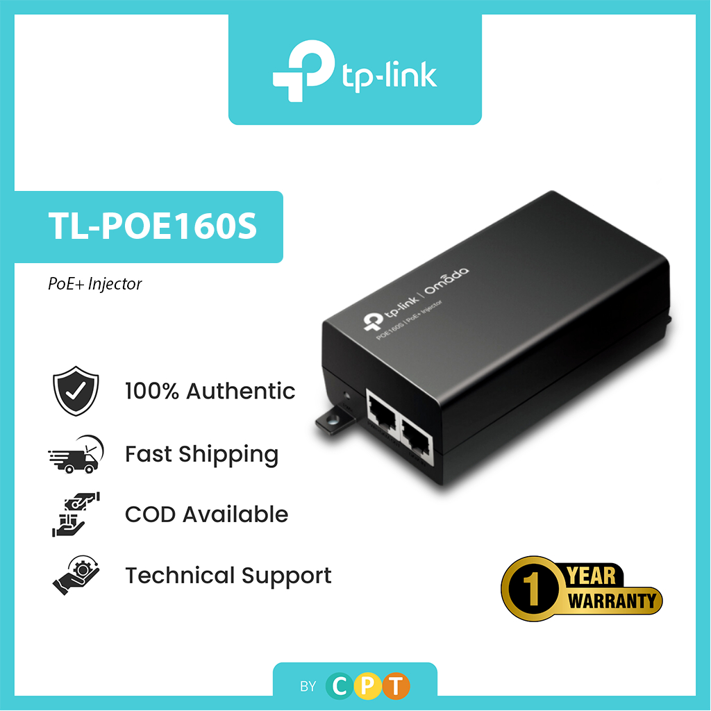 TP-Link TL-POE160S PoE+ Injector Plug & Play installation | Shopee ...