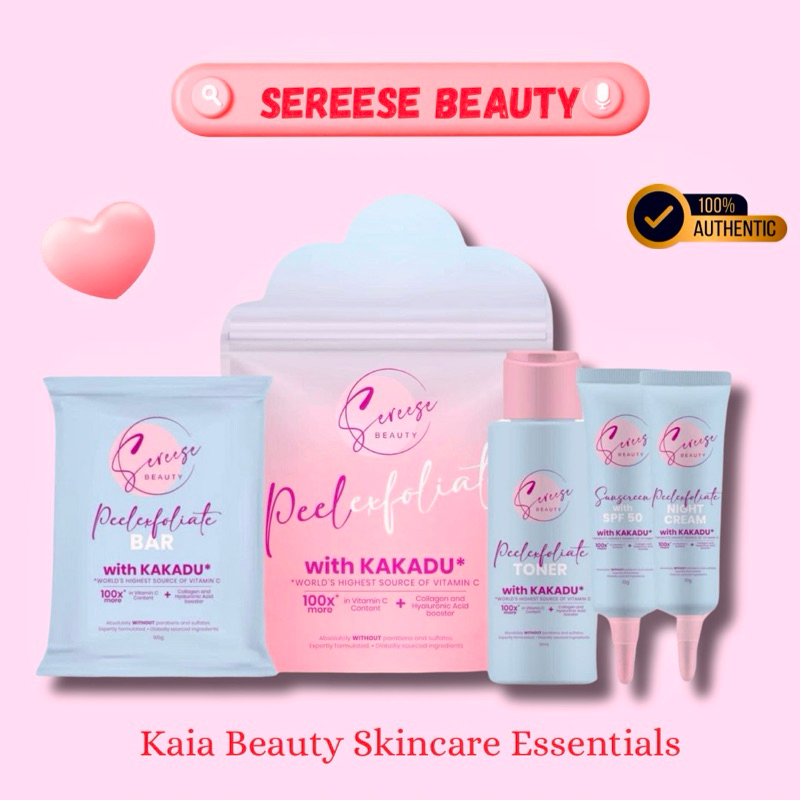 Sereese Beauty Peel Exfoliate Rejuvinating Set | Shopee Philippines