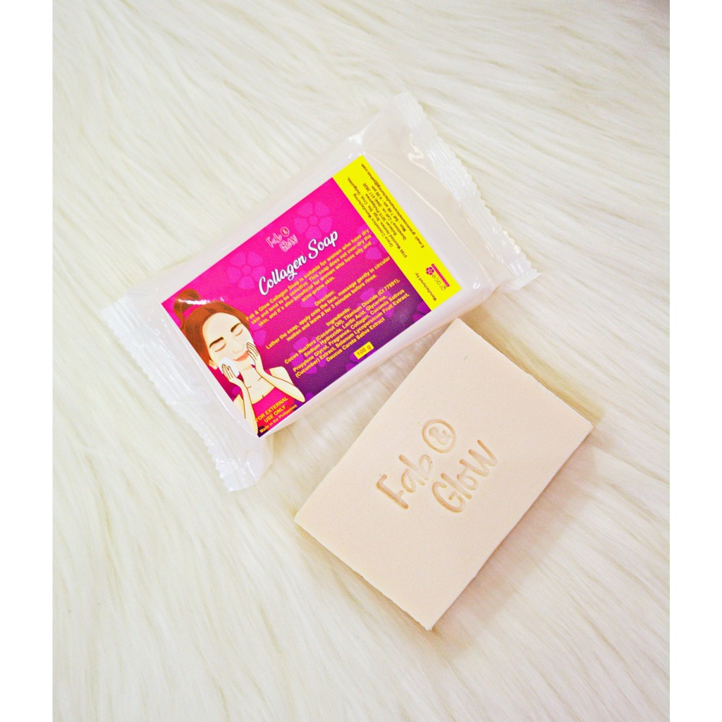 Fab & Glow - Collagen Soap 100g | Shopee Philippines