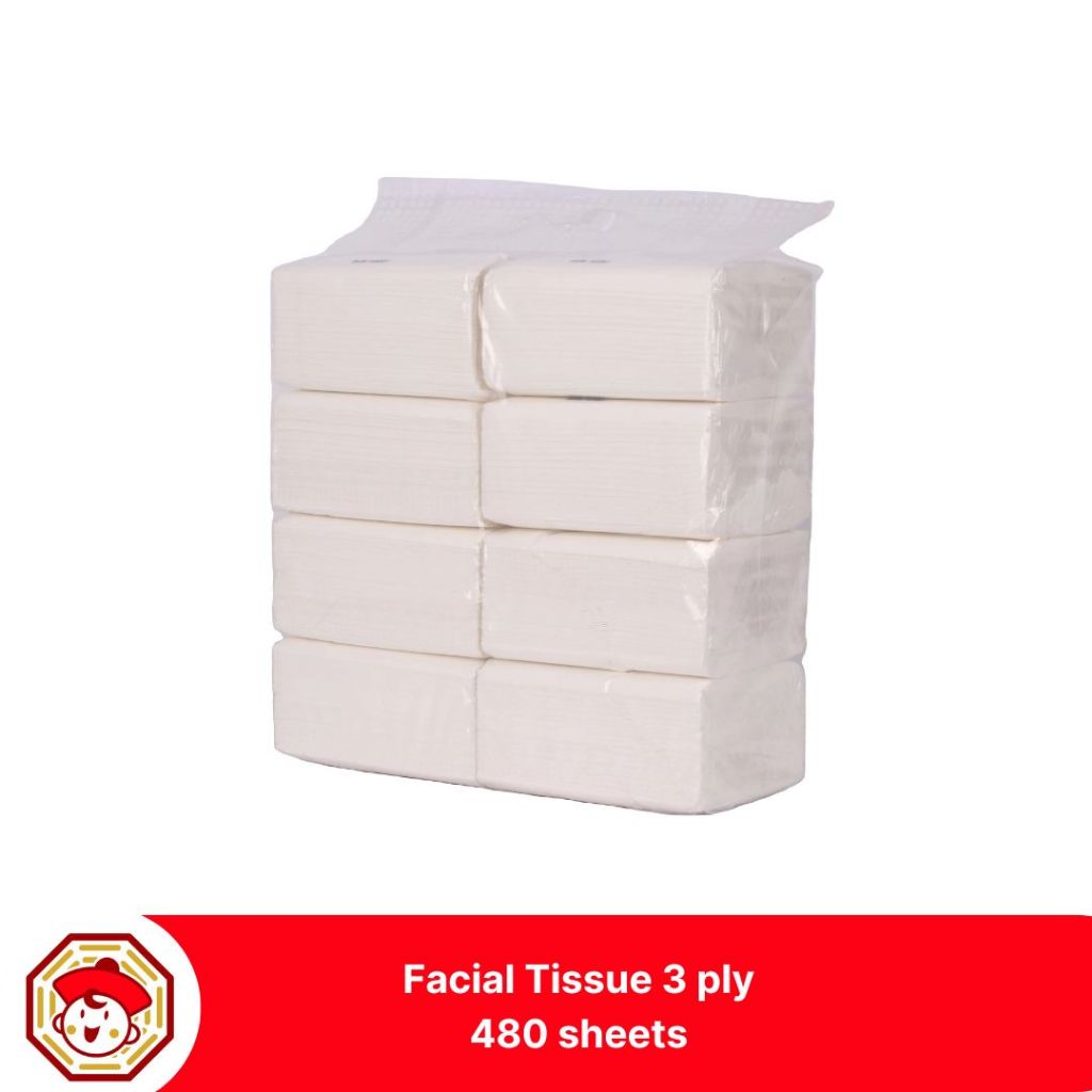 Facial Tissue （0.8kg）1 Pack (8 Pcs) order Tissue 3-Ply Toilet Paper ...