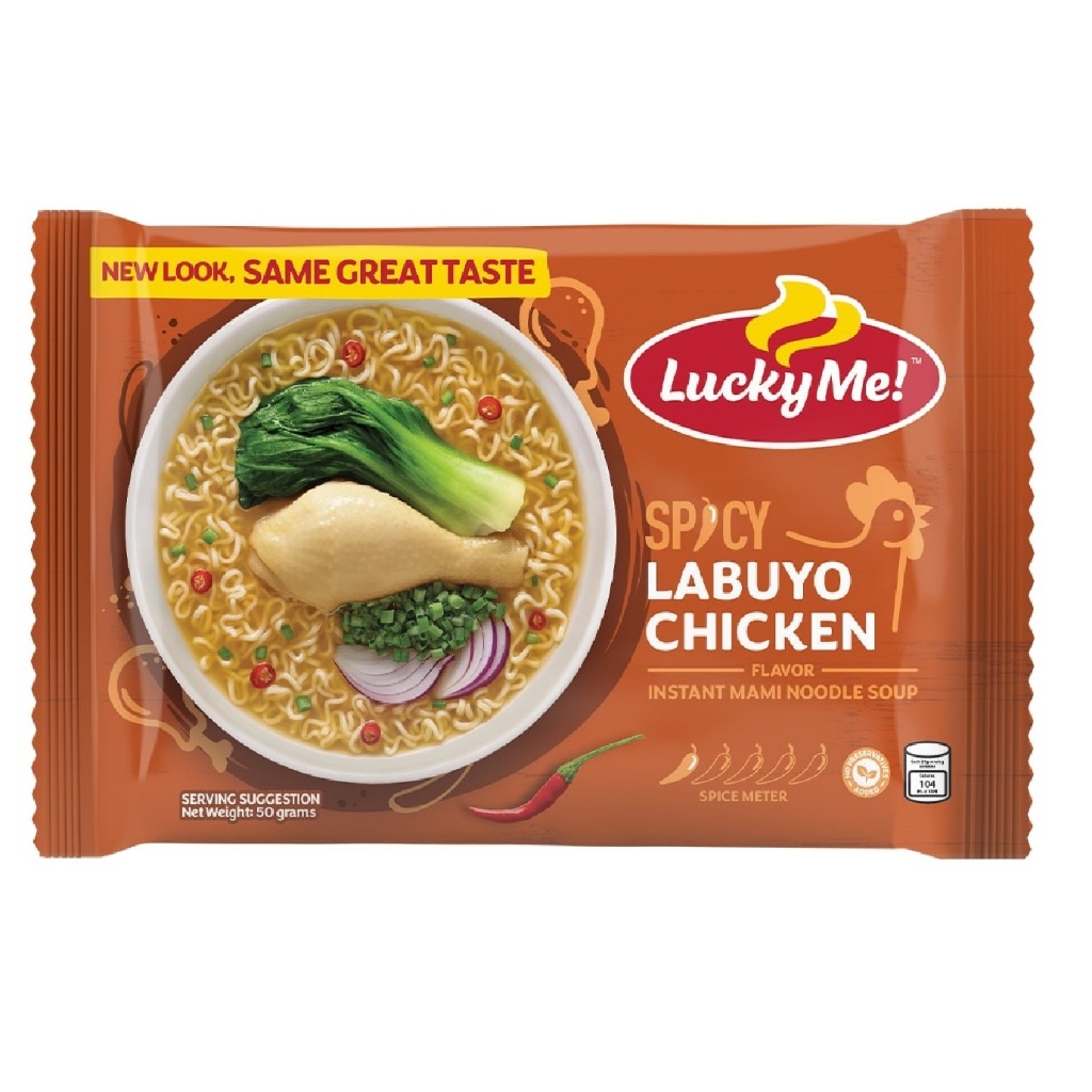 Lucky Me! Instant Mami Spicy Labuyo Chicken 50g | Shopee Philippines