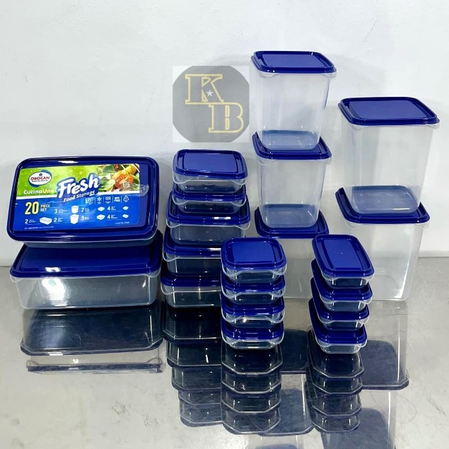 Orocan CucinaUno FS020 Fresh Food Storage with BOX(20 per Set) | Shopee ...