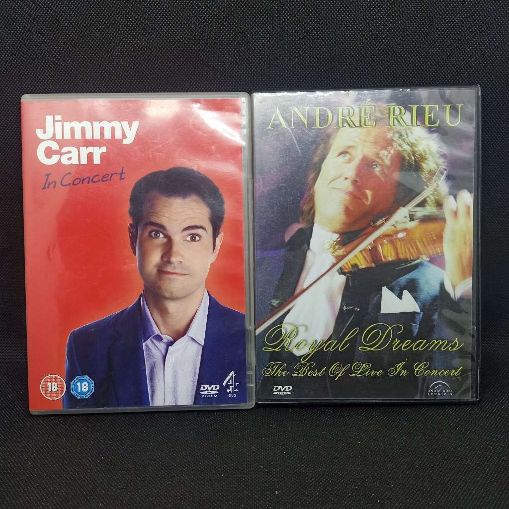 Jimmy Carr & André Rieu Concert DVD in Mint Condition from UK | Shopee ...