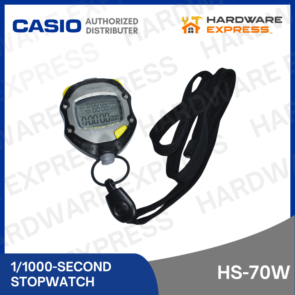 CASIO 100% Original HS-70W Stopwatch Stop Watch | Shopee Philippines