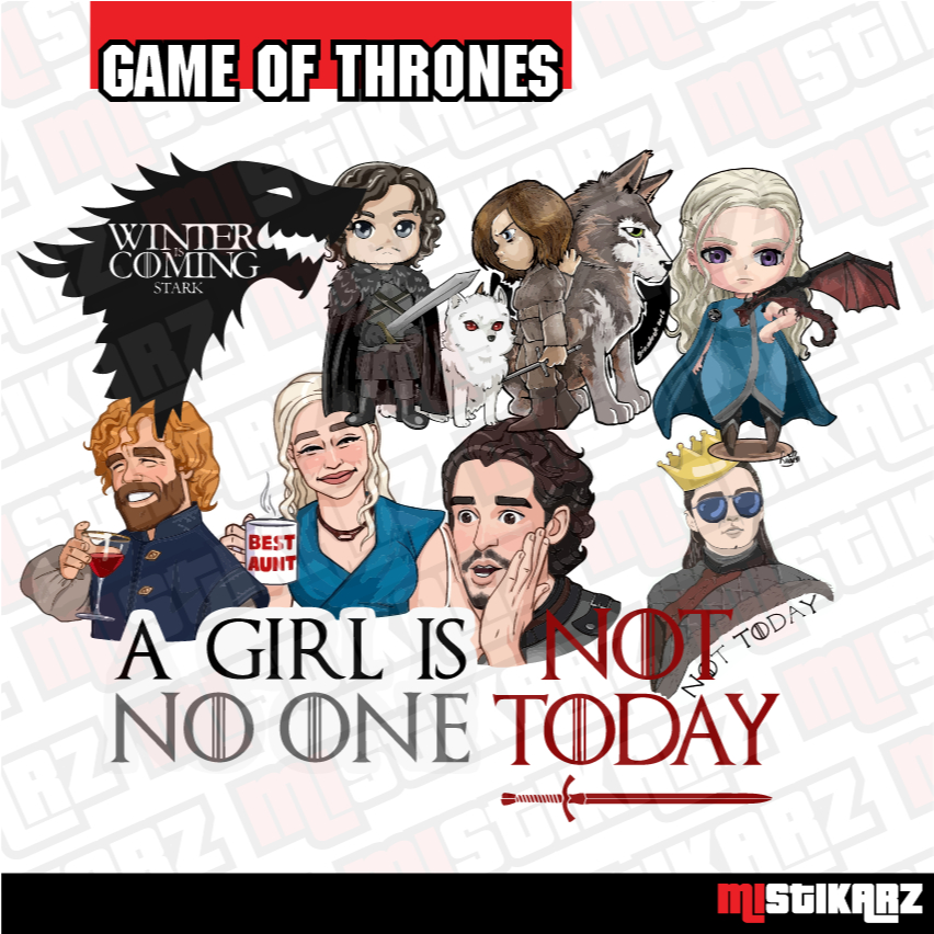 Game of Thrones - Vinyl Waterproof Sticker | Shopee Philippines