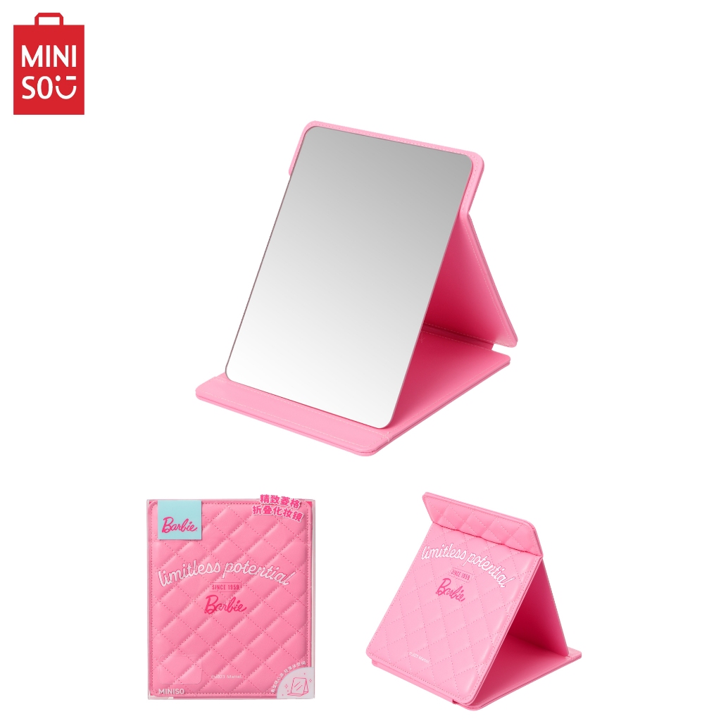 MINISO Barbie Shining Collection Foldable Mirror | Shopee Philippines