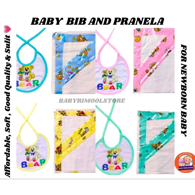 NEW!! SALE!! Pranela Blanket Hooded with Colored Bib (random Designs ...