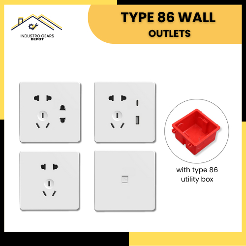IGD || Type 86 International Wall Sockets | Wall Outlets | Wall Socket ...