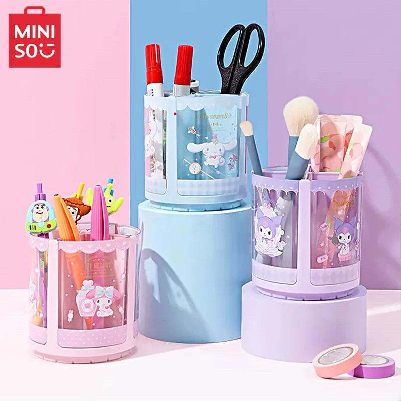 MINISO Sanrio Cinnamoroll rotating pen or brush holder school-office ...
