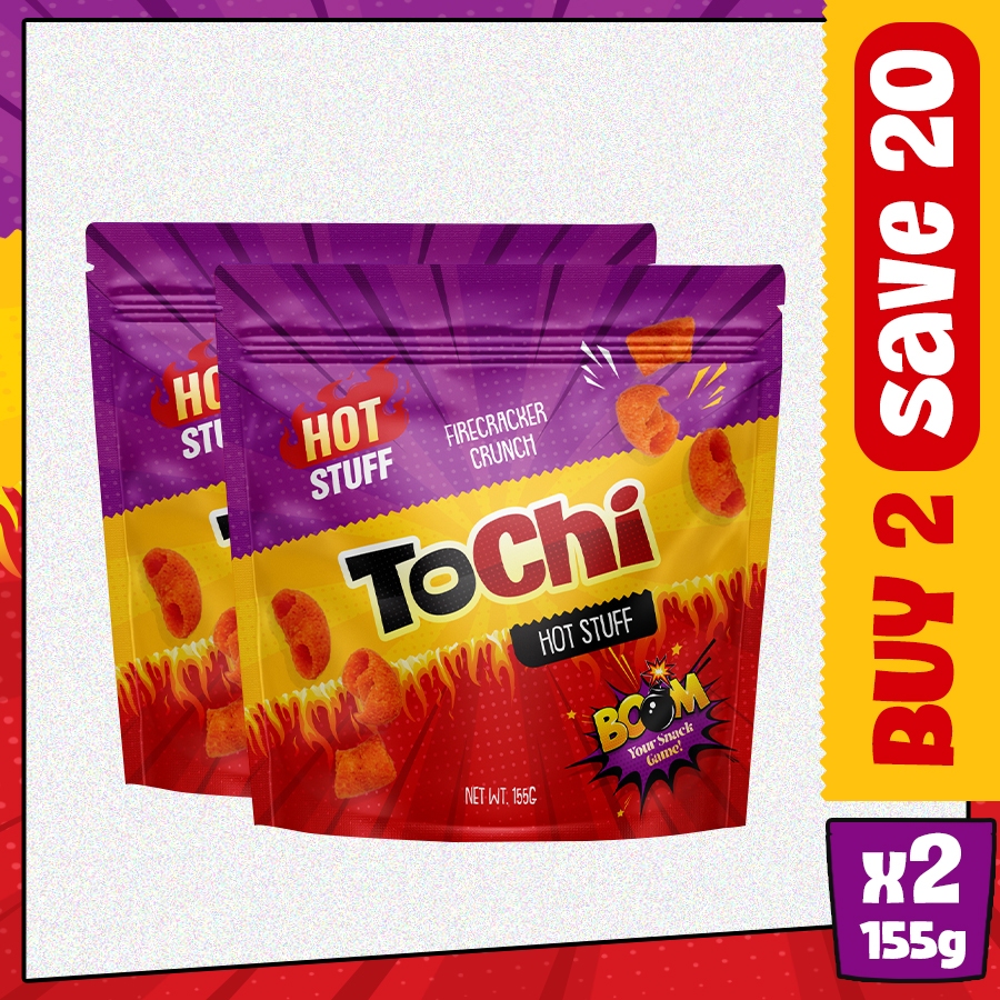 Tochi Hot Stuff Snack - Spicy Corn Crunch 155g | Buy 2 save 20 | Shopee ...