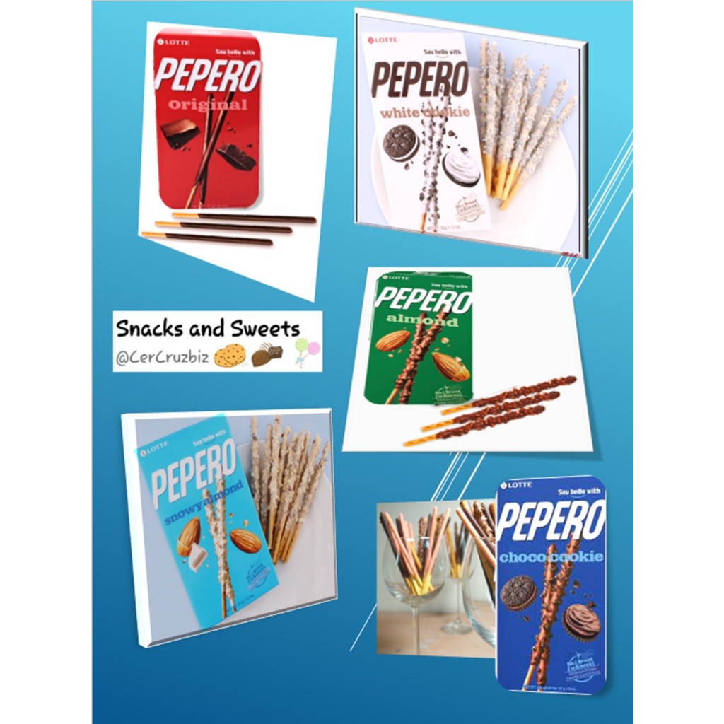 Lotte Pepero 32g, in 5/10/20/40 pieces (good until 2025May) | Shopee ...