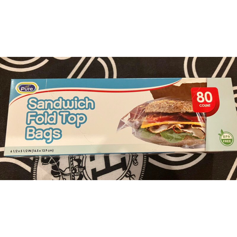 All Pure Sandwich Fold Top Bags-80s | Shopee Philippines